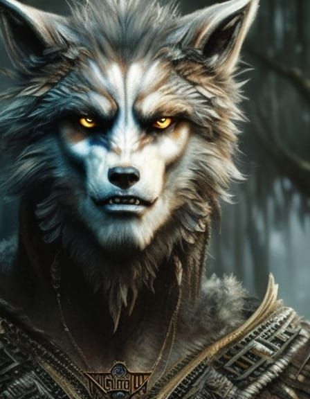 portrait young Werewolf - AI Generated Artwork - NightCafe Creator