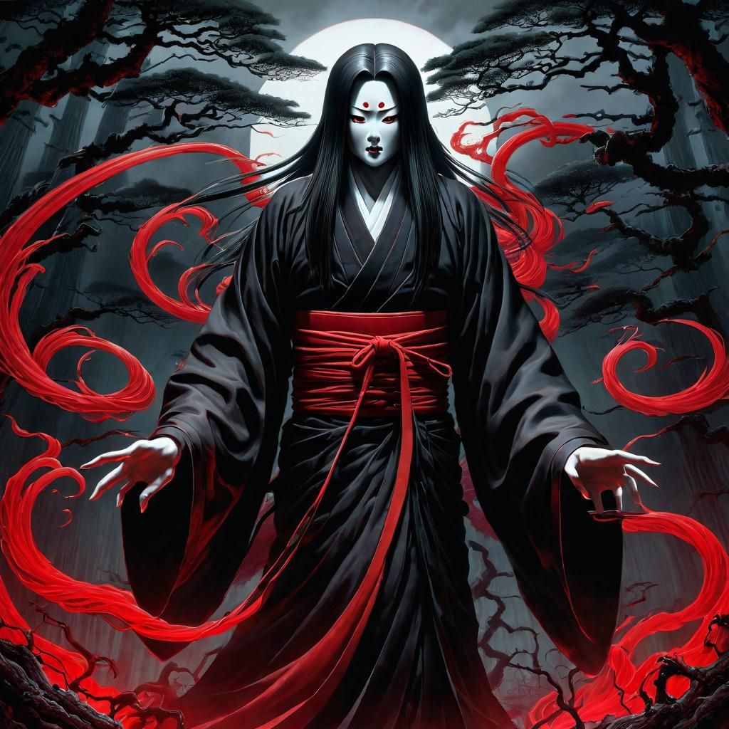 Japanese yurei ghost - AI Generated Artwork - NightCafe Creator