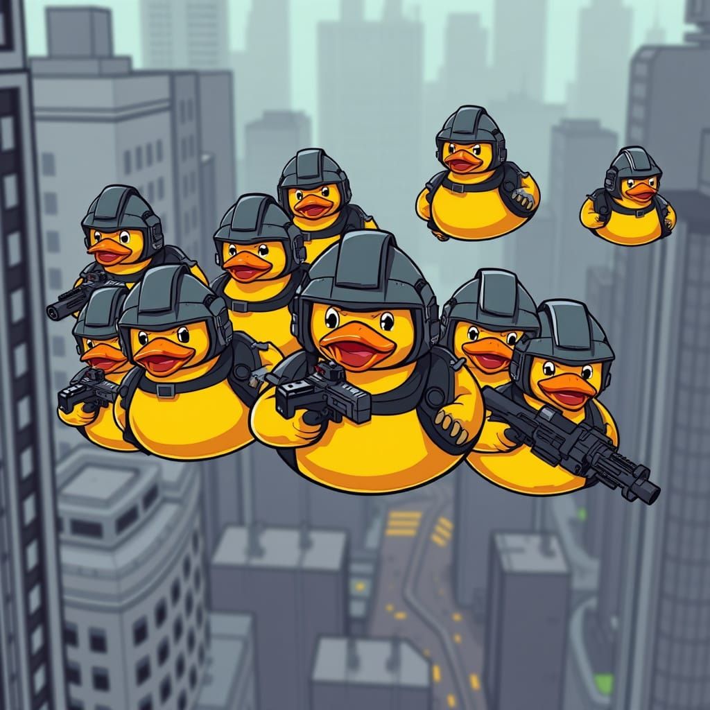 Weaponized rubber ducks - Weaponized rubber ducks