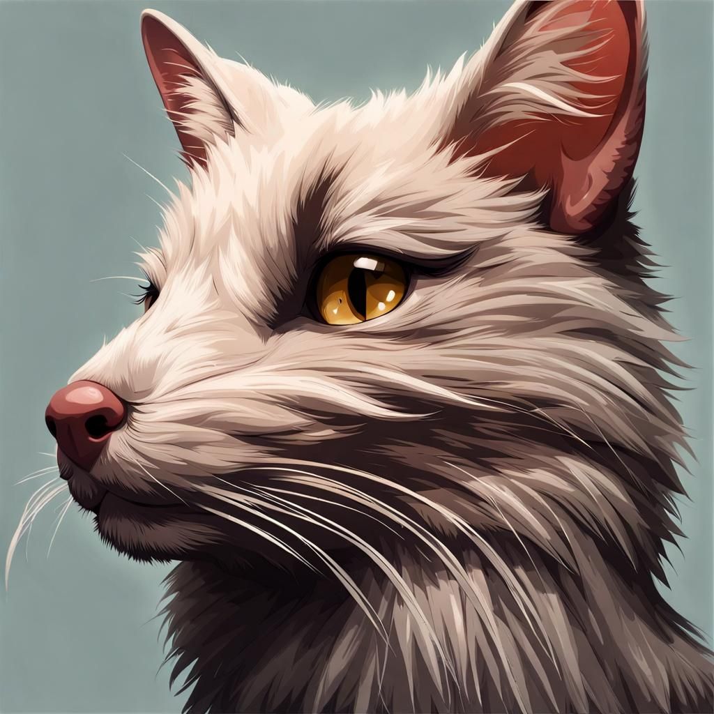 Weird Cat - AI Generated Artwork - NightCafe Creator