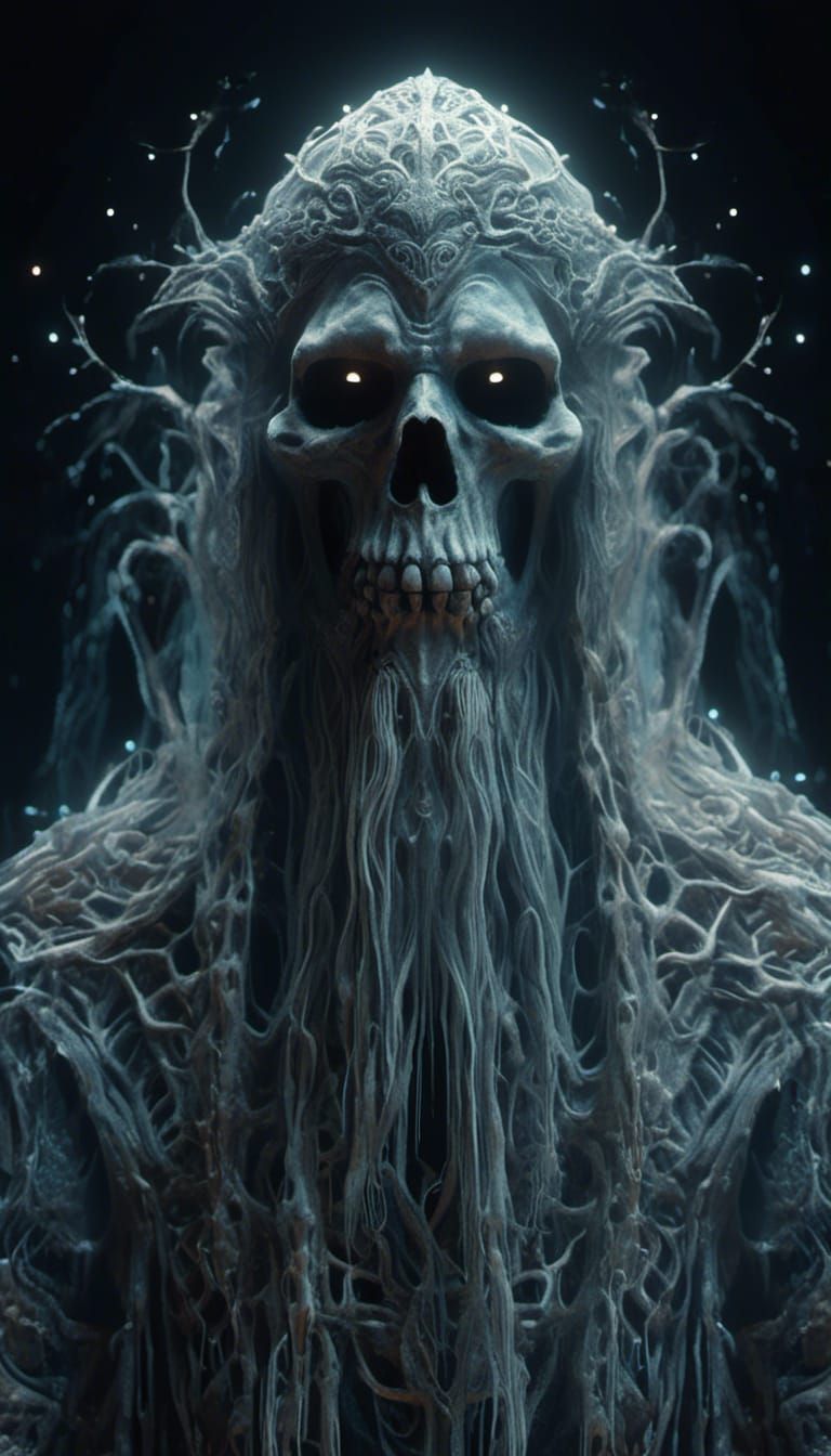 Undead skeleton wizard - AI Generated Artwork - NightCafe Creator