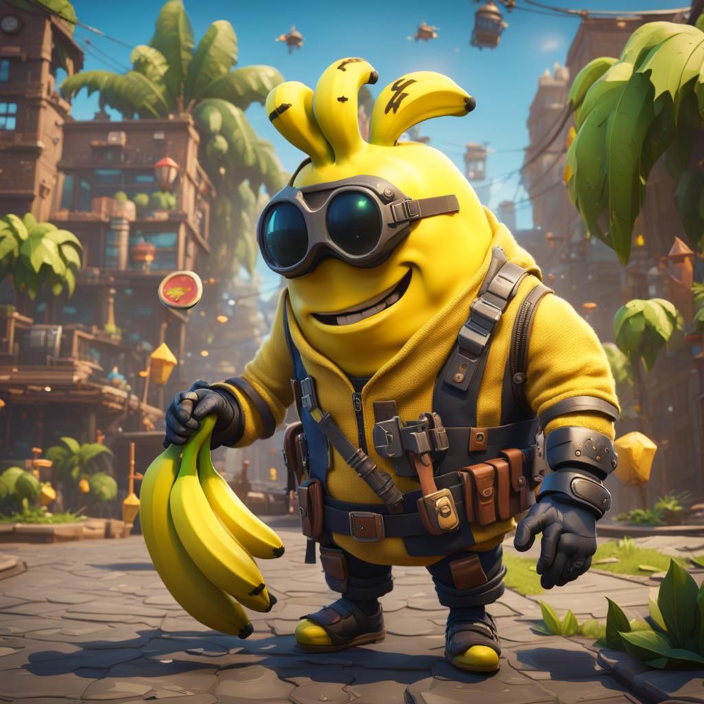 Personagem banana com varias bananas - AI Generated Artwork - NightCafe ...