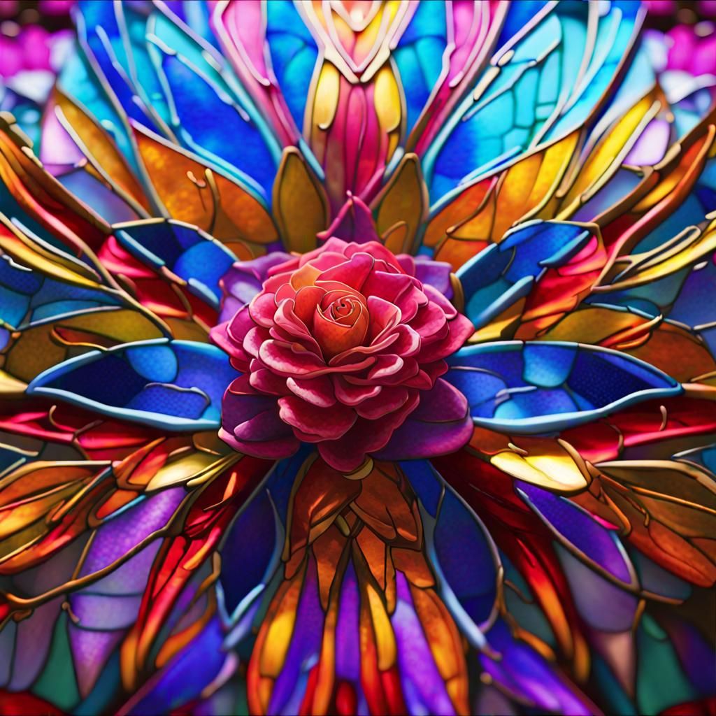 Epic Rose - AI Generated Artwork - NightCafe Creator