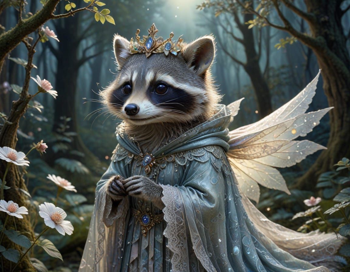 Neotenous pixie raccoon - Neotenous pixie raccoon