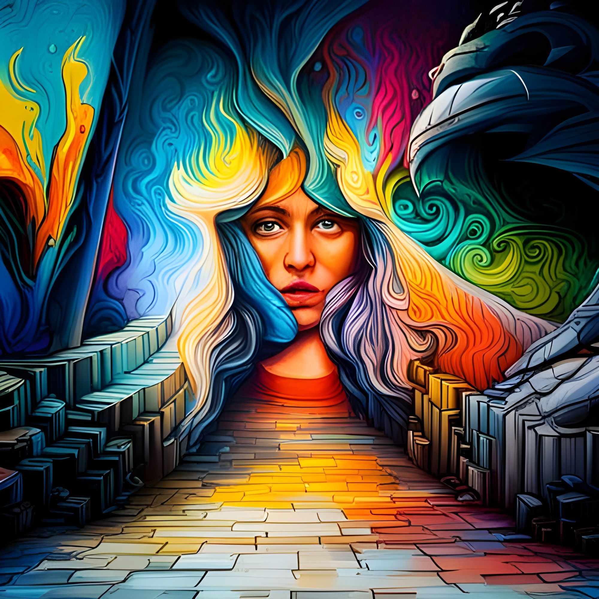 Dimensional Mind Merging : r/nightcafe