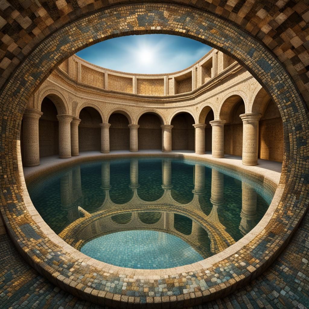 roman baths - AI Generated Artwork - NightCafe Creator