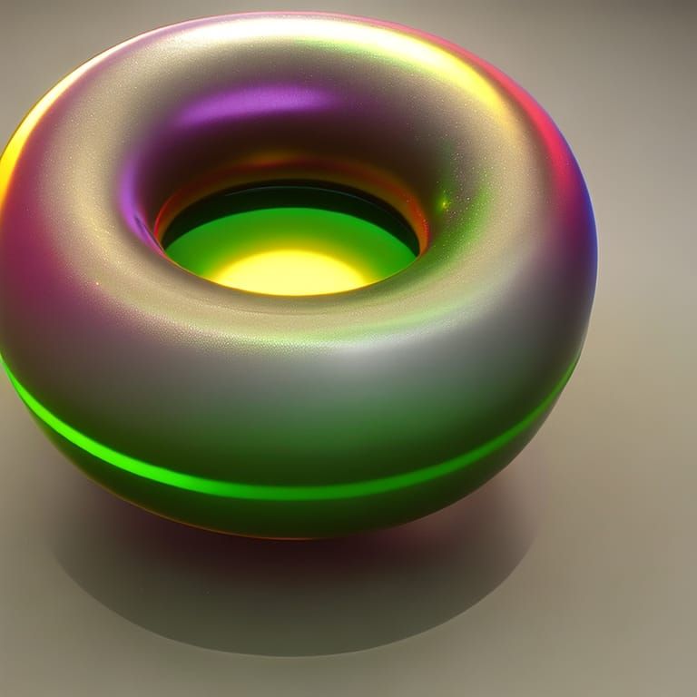 Nuclear reactor donut - AI Generated Artwork - NightCafe Creator