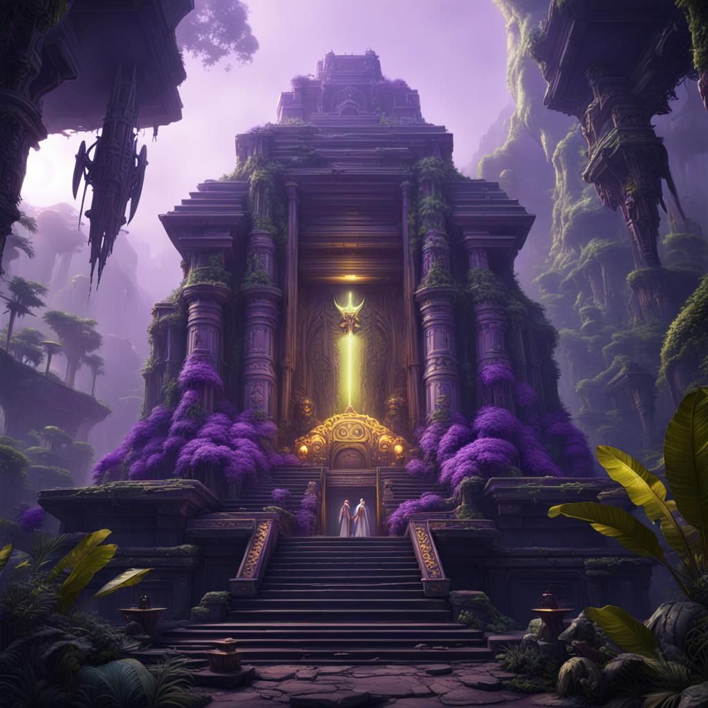 Ancient alien robot temple in jungle - AI Generated Artwork - NightCafe ...