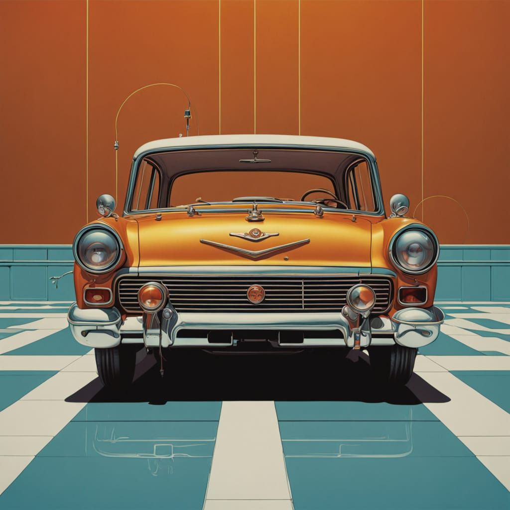 Chevy retro automobile - Chevy retro automobile