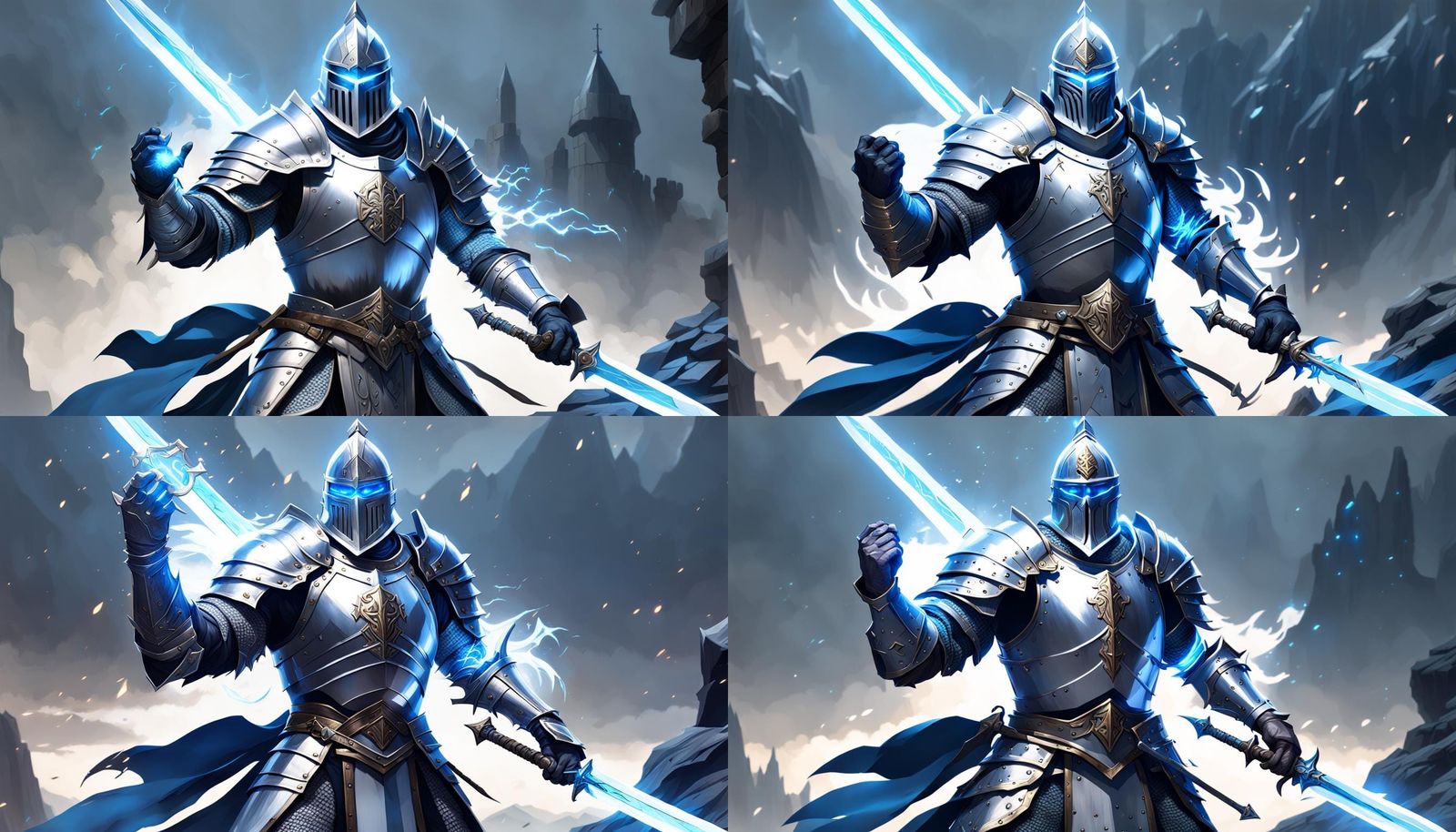 medieval_fantasy_muscular_strong_knight_paladin_with_light_white_armor ...