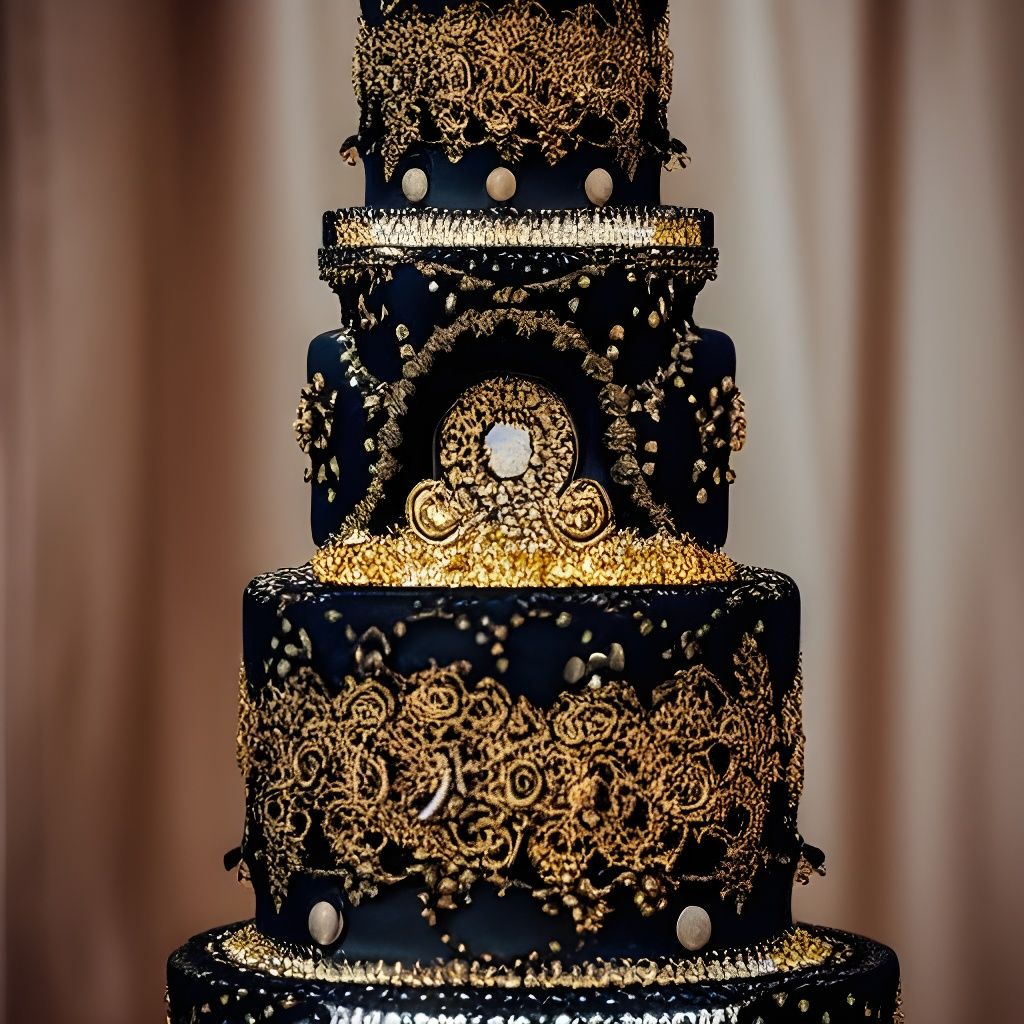 Midnight Cake 3 - AI Generated Artwork - NightCafe Creator