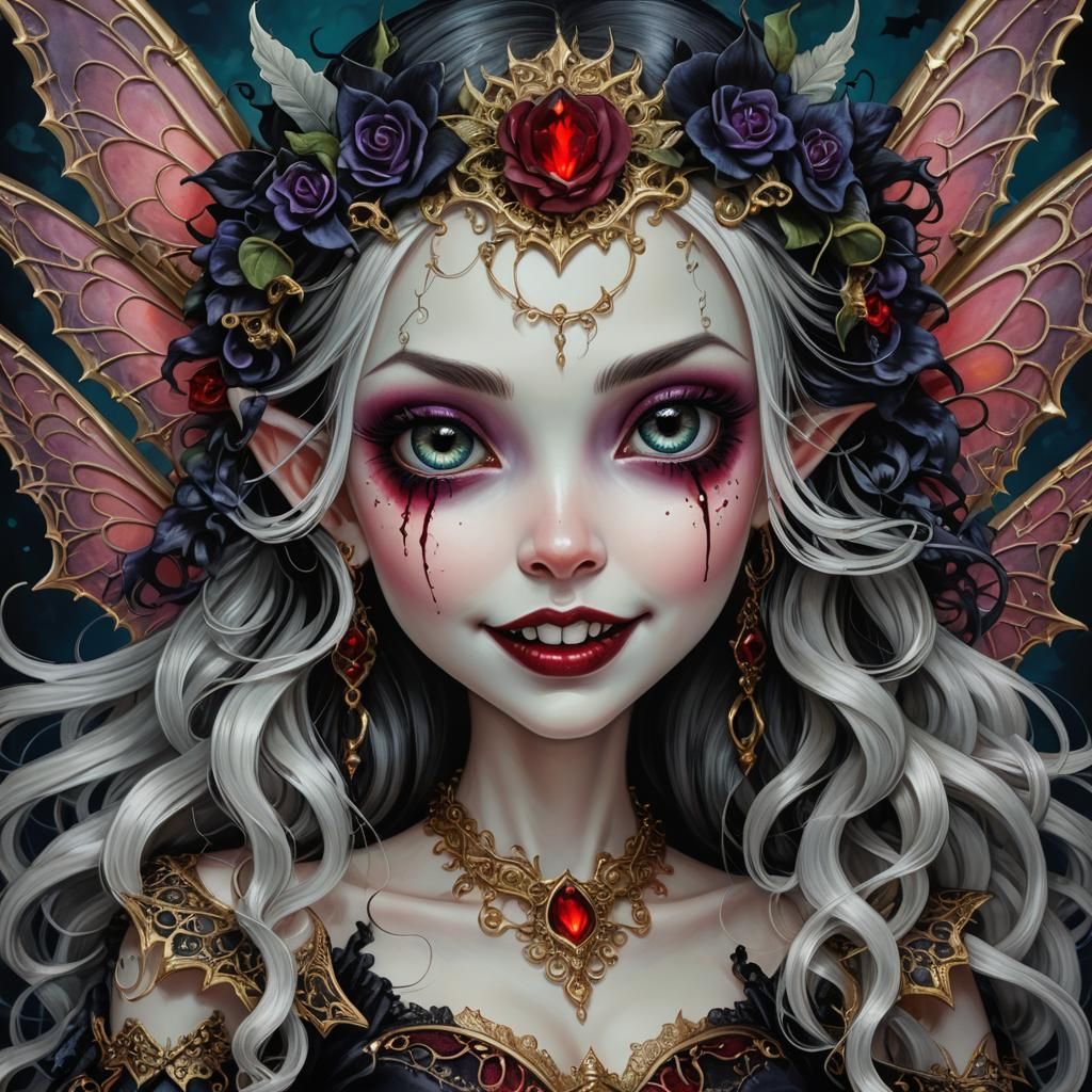 Wicked smile fae - AI Generated Artwork - NightCafe Creator