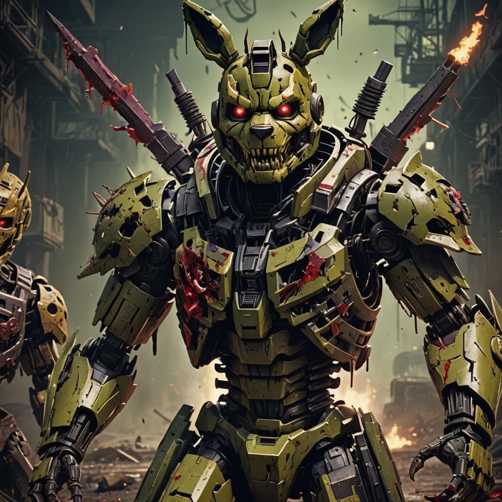 Decepticon Springtrap - AI Generated Artwork - NightCafe Creator
