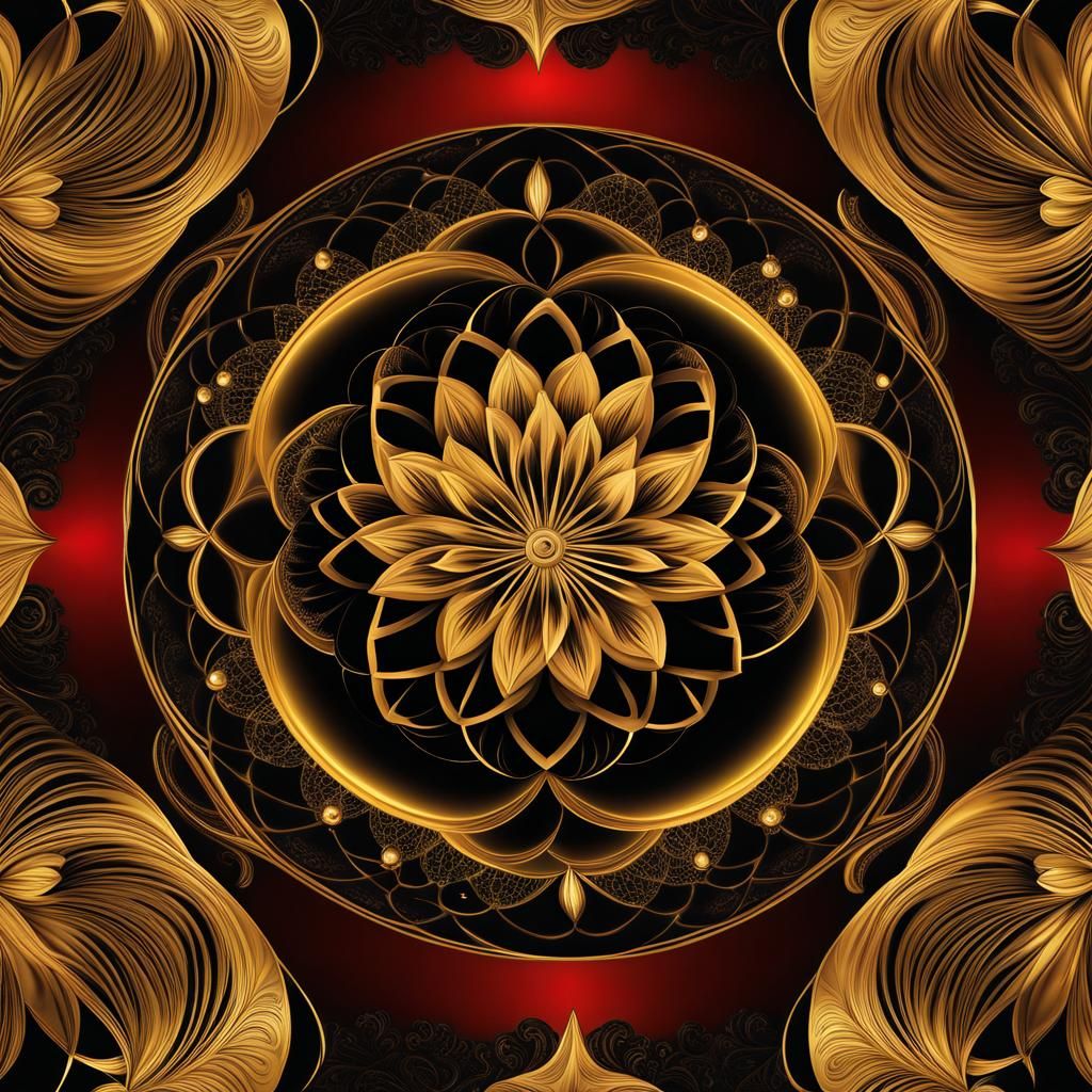 Water Lilly. (Fractal) - AI Generated Artwork - NightCafe Creator