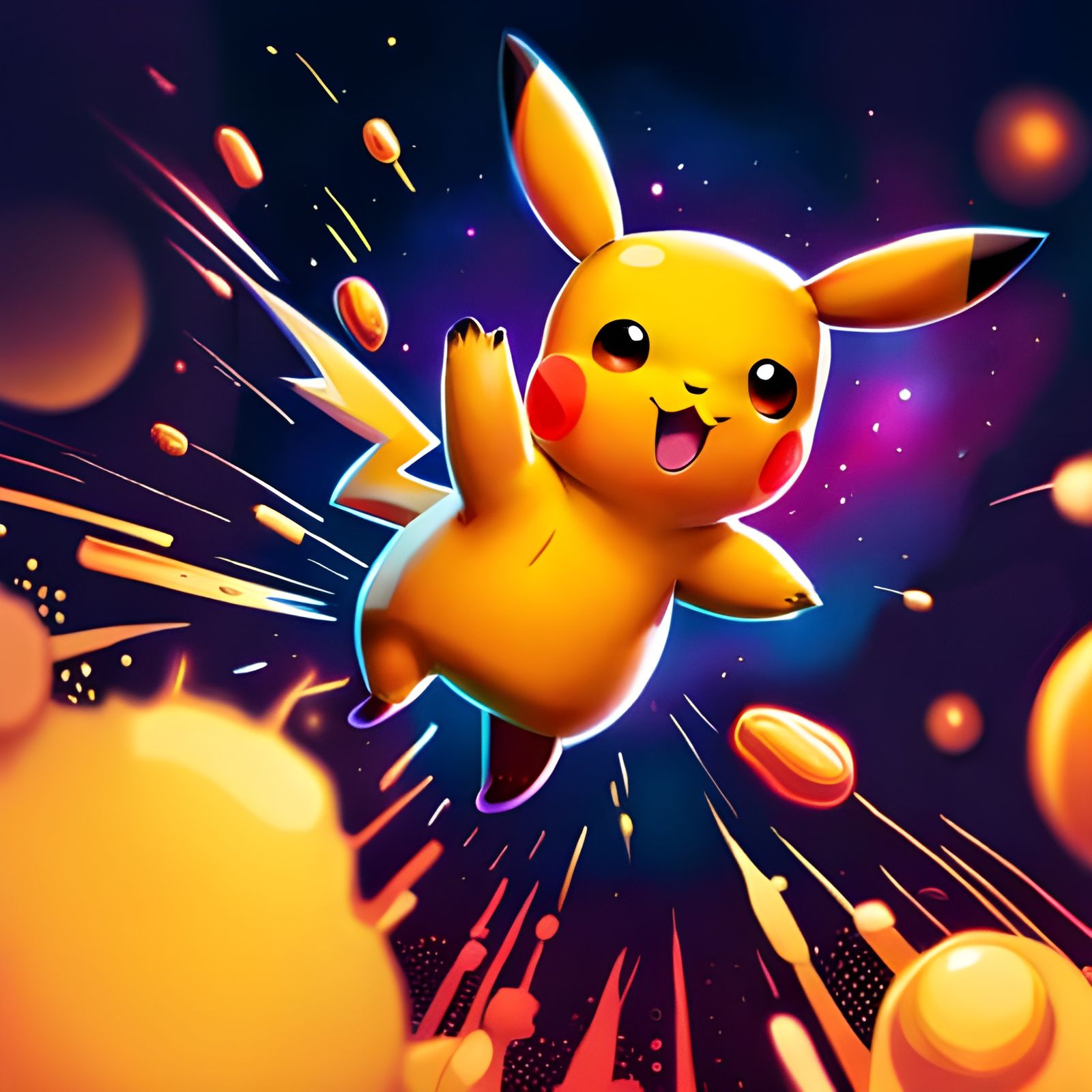 Its Pikachu!!! - AI Generated Artwork - NightCafe Creator