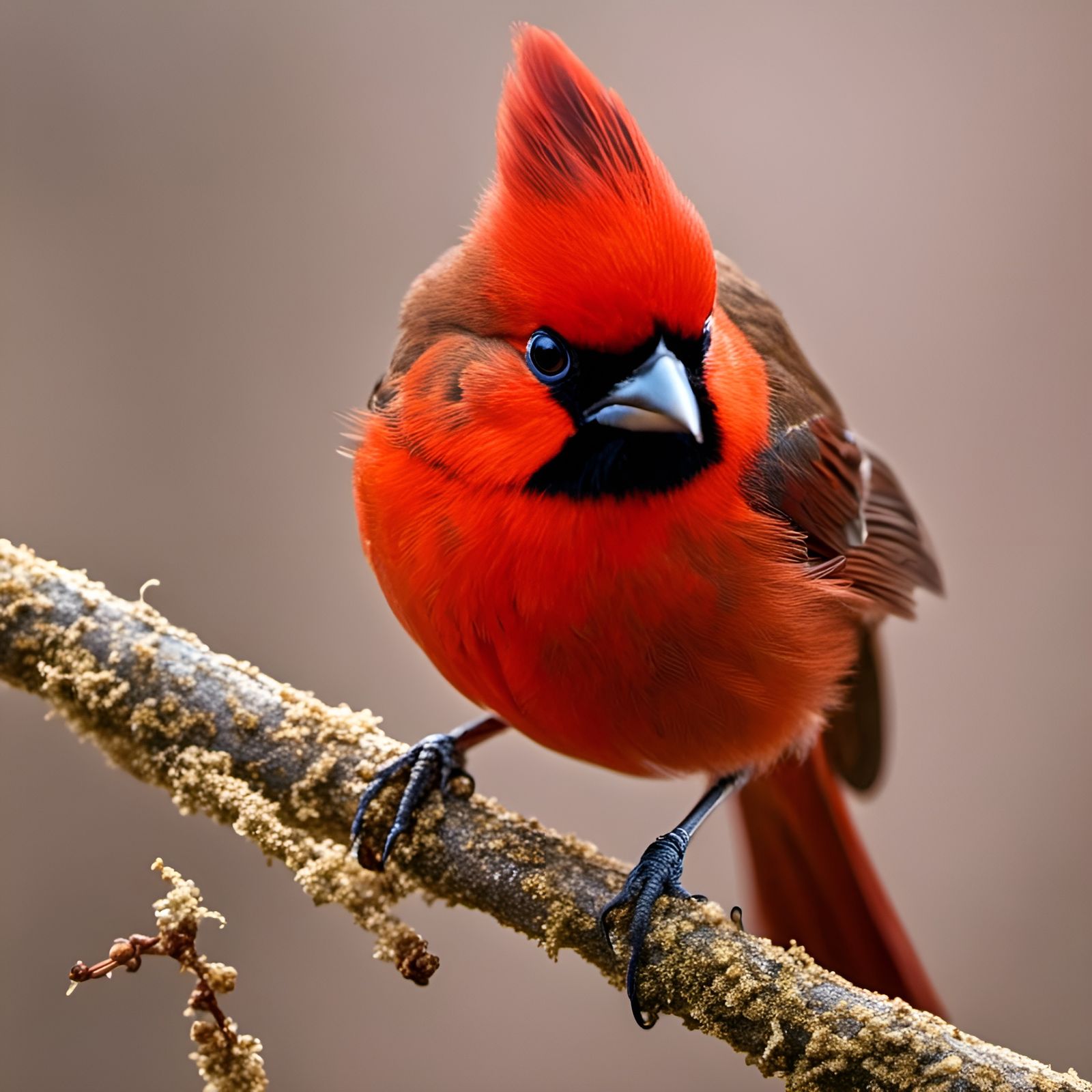 cute red bird - AI Generated Artwork - NightCafe Creator