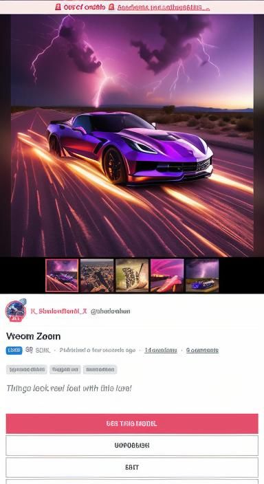 Vroom Zoom - AI Generated Artwork - NightCafe Creator