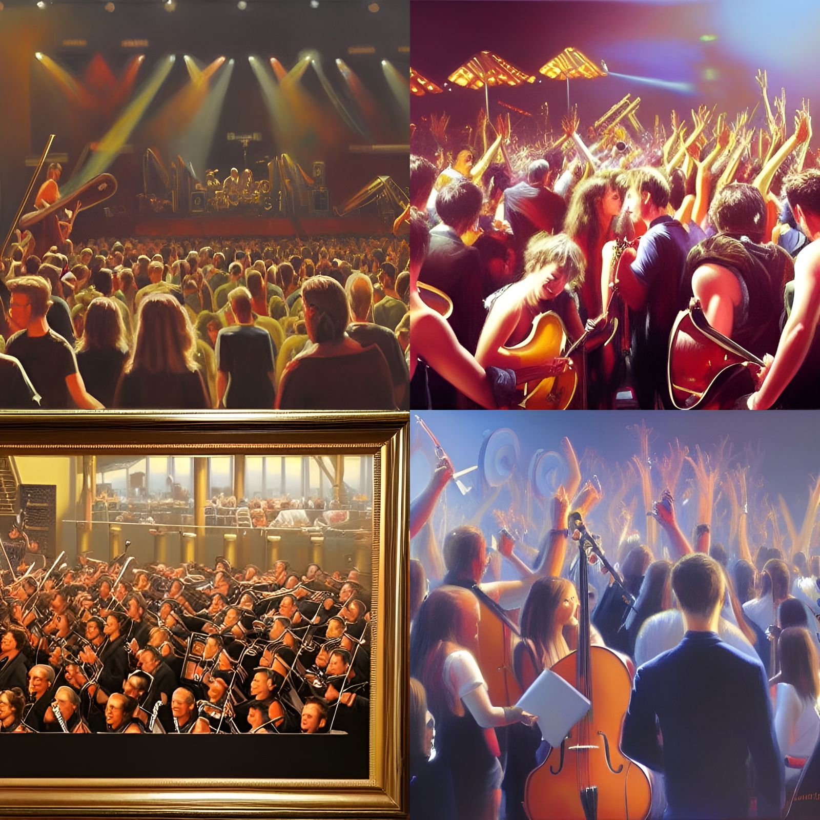 1,000 Musical Bands - AI Generated Artwork - NightCafe Creator