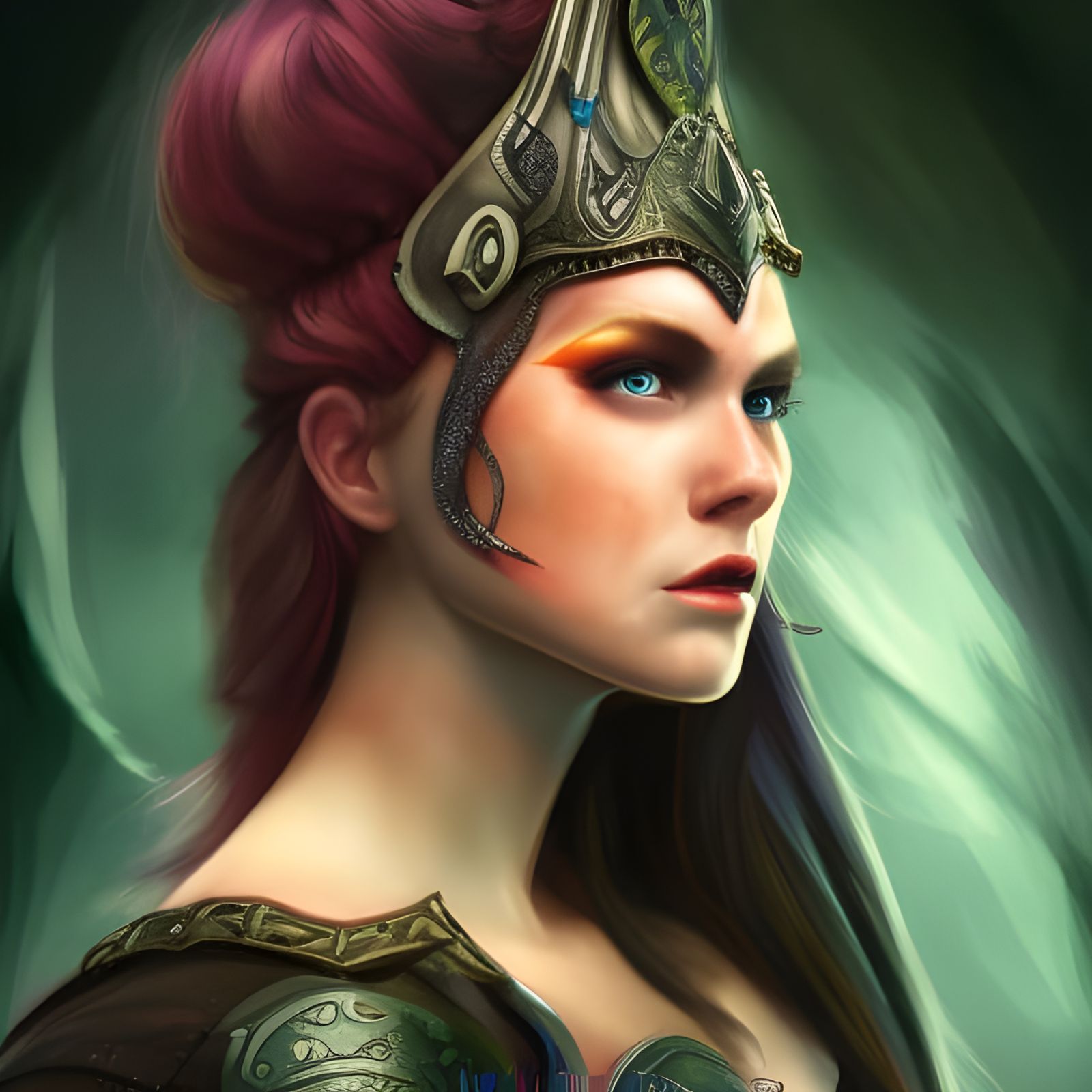 Irish Warrior Goddess Badb - AI Generated Artwork - NightCafe Creator