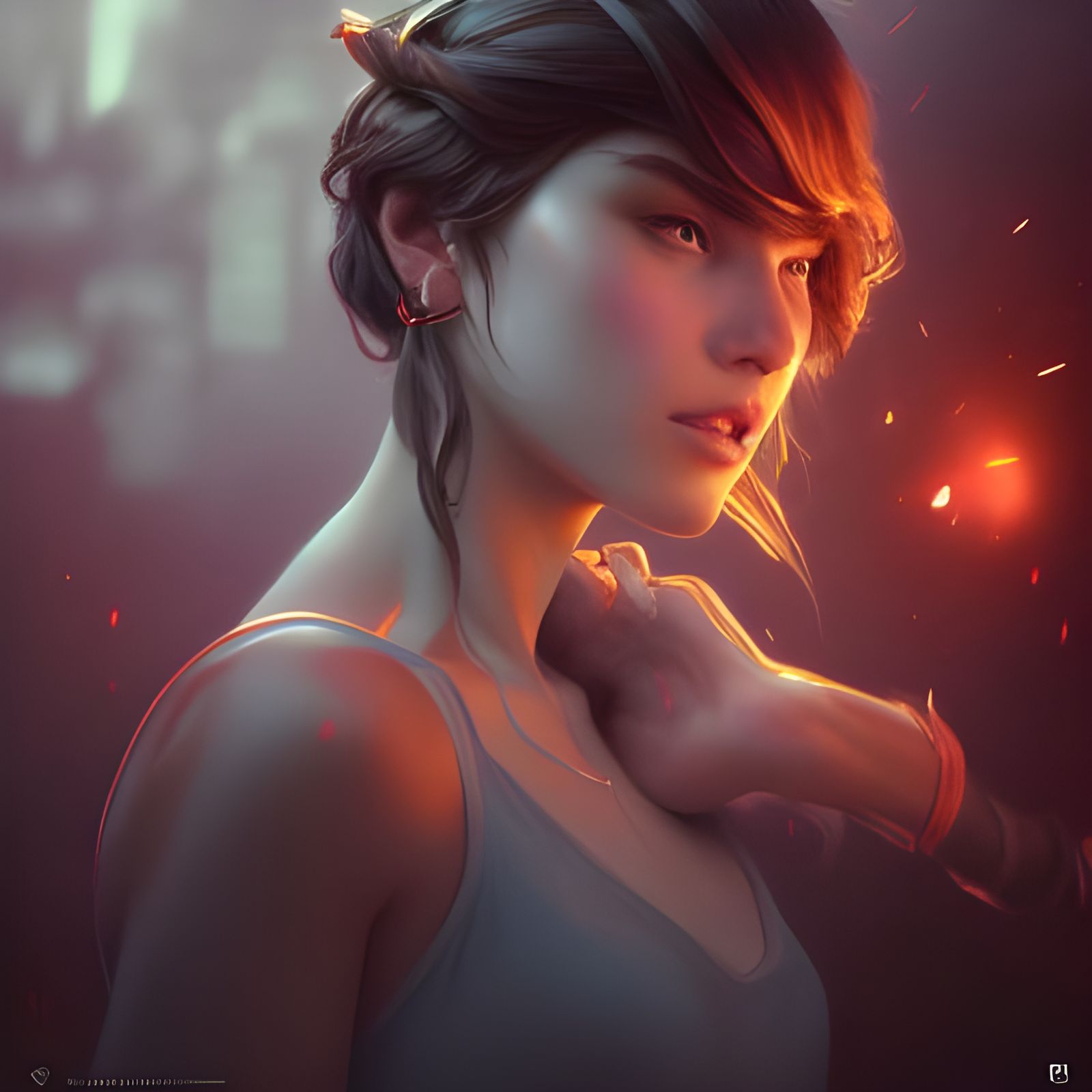 Feral Hearted Heroine - AI Generated Artwork - NightCafe Creator
