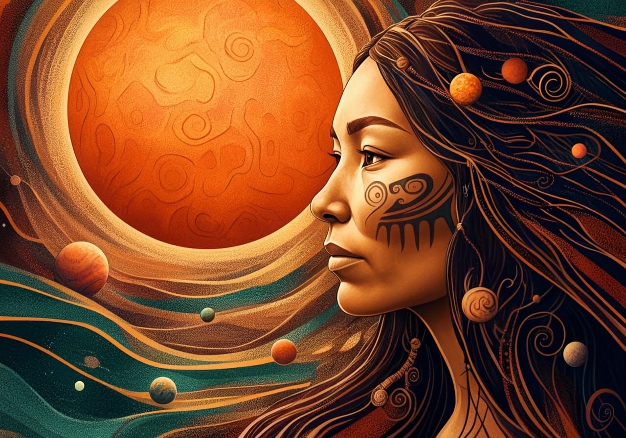 Malina, the Inuit Goddess of Sun - Malina, the Inuit Goddess...