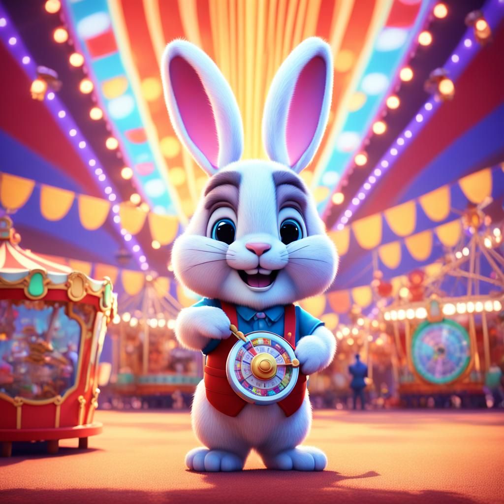 Carnival bunny - AI Generated Artwork - NightCafe Creator