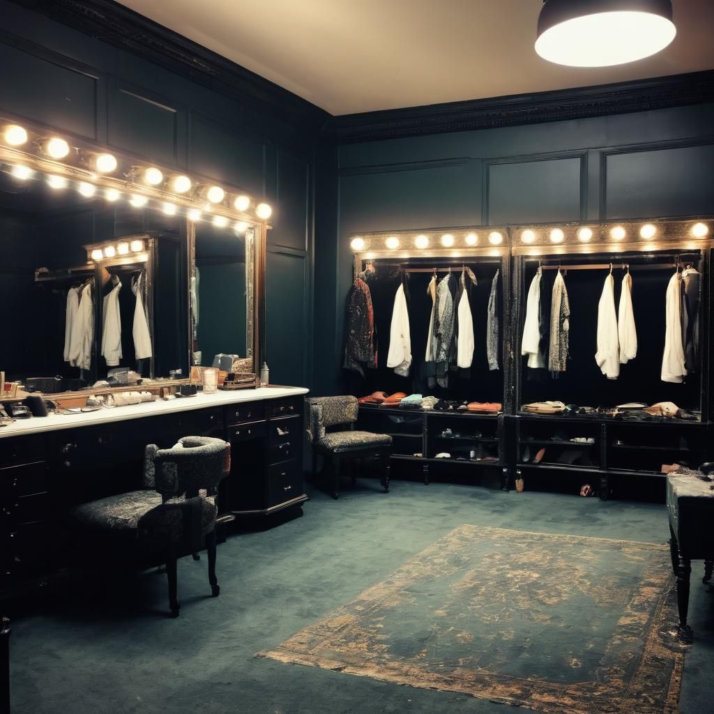 theater dressing room - AI Generated Artwork - NightCafe Creator