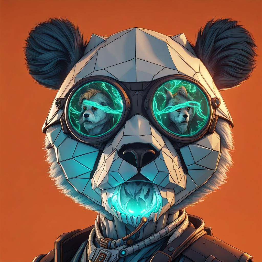 Grizzled Jedi Panda. [Evo.] - AI Generated Artwork - NightCafe Creator
