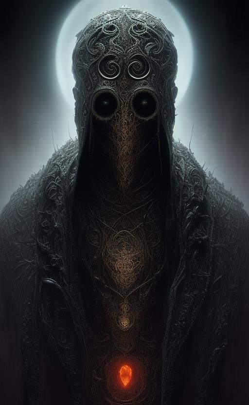 Nyarlathotep Necromantic ritual. Lovecraftian nihilism. (polished ...