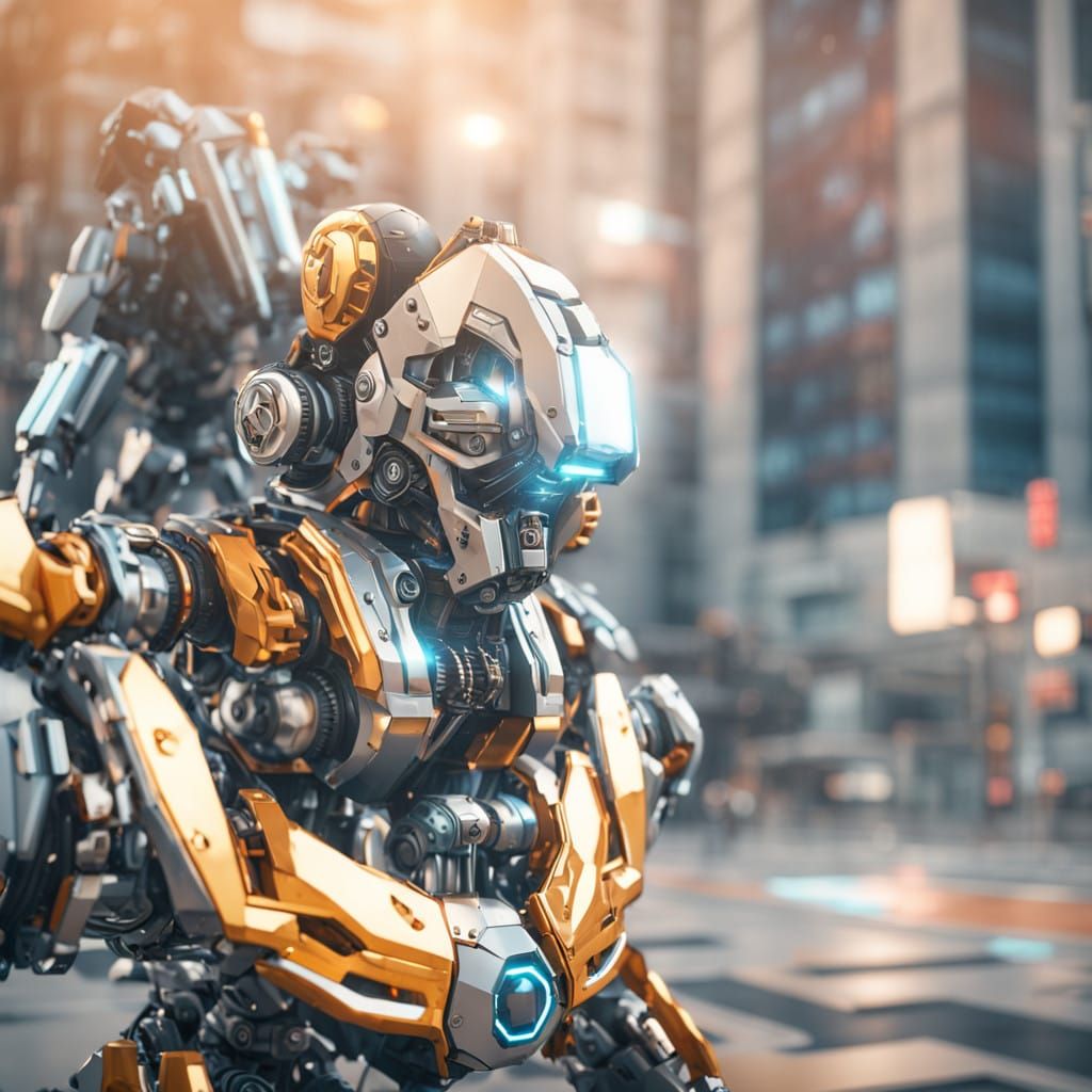 Be more Nigel ! intricate mech details, ground level shot, 8K ...