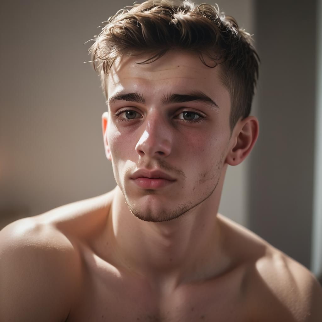 Gaze - Hyper-Realistic Portrait of a British Chav Guy