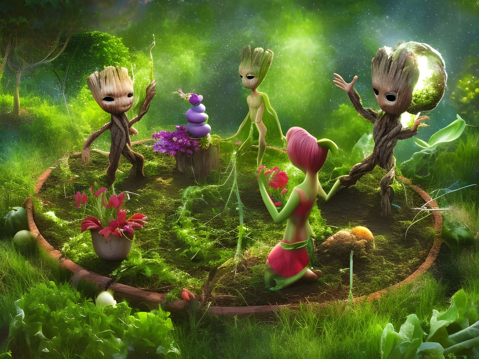 nature magic swirling sorcery - AI Generated Artwork - NightCafe Creator