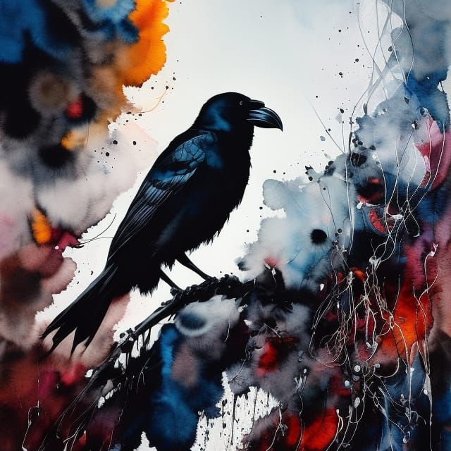 crow - AI Generated Artwork - NightCafe Creator