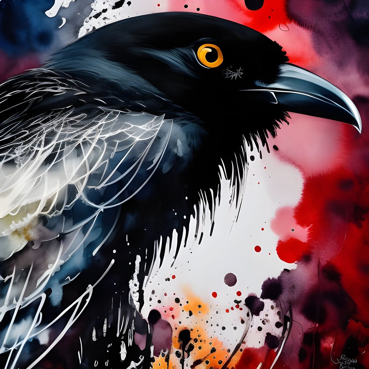 crow 2 - AI Generated Artwork - NightCafe Creator