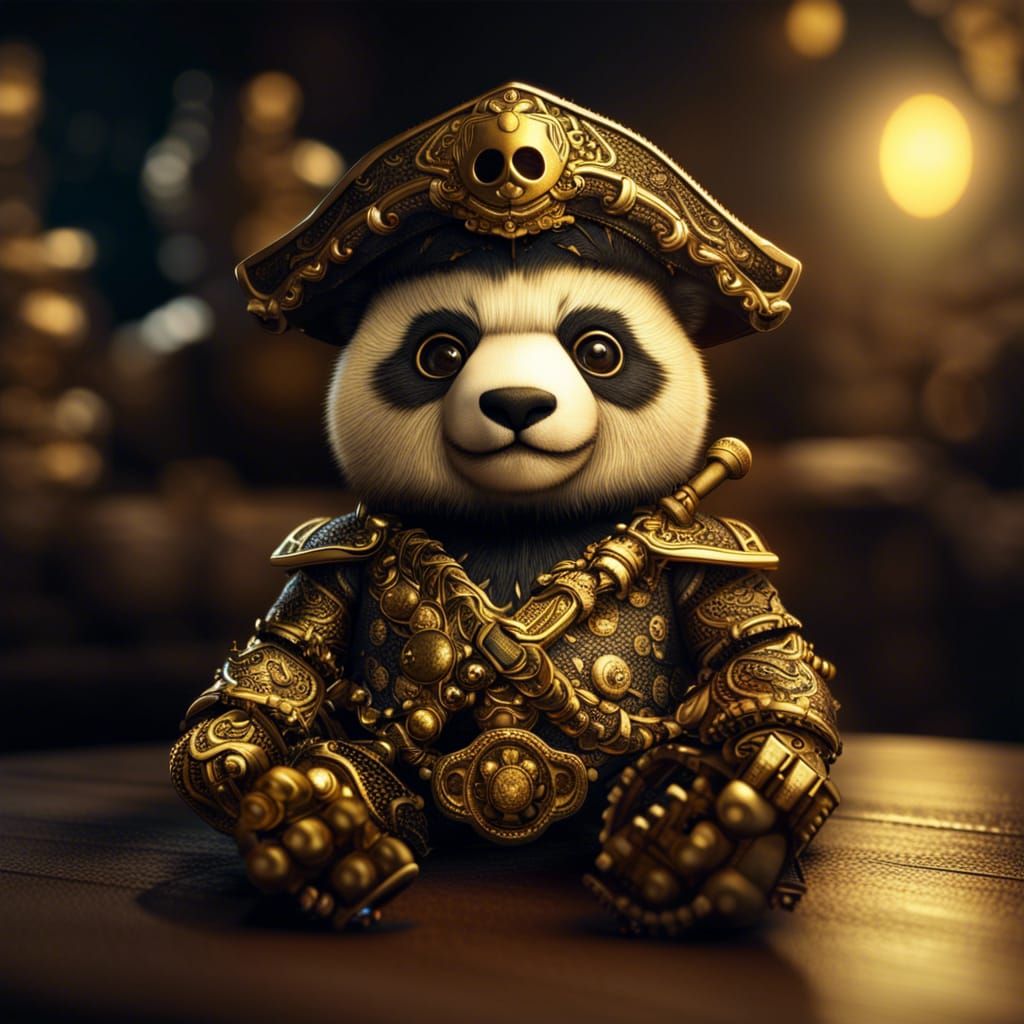 Pirate Panda #18 : r/nightcafe