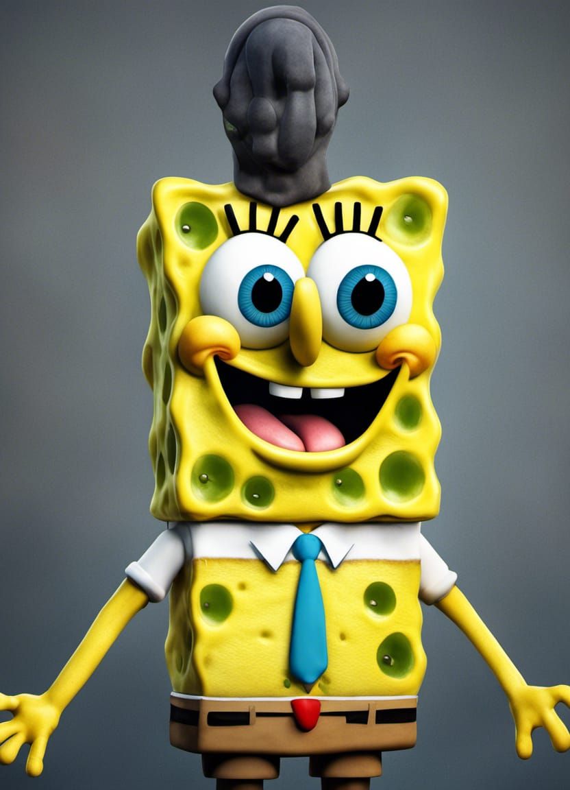Photorealistic SpongeBob - AI Generated Artwork - NightCafe Creator