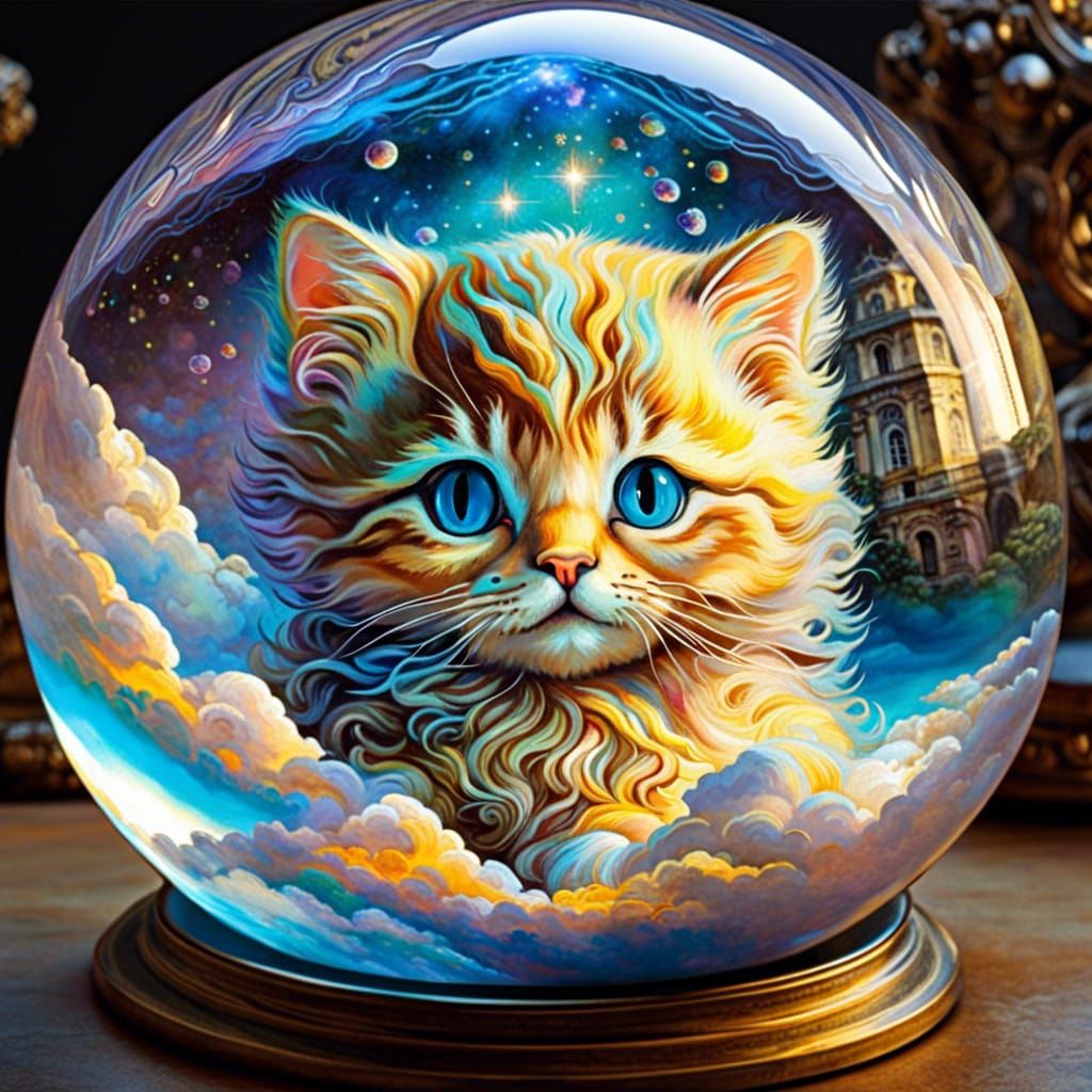cat sphere - AI Generated Artwork - NightCafe Creator