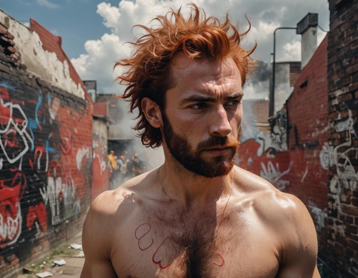 Handsome ginger man - AI Generated Artwork - NightCafe Creator