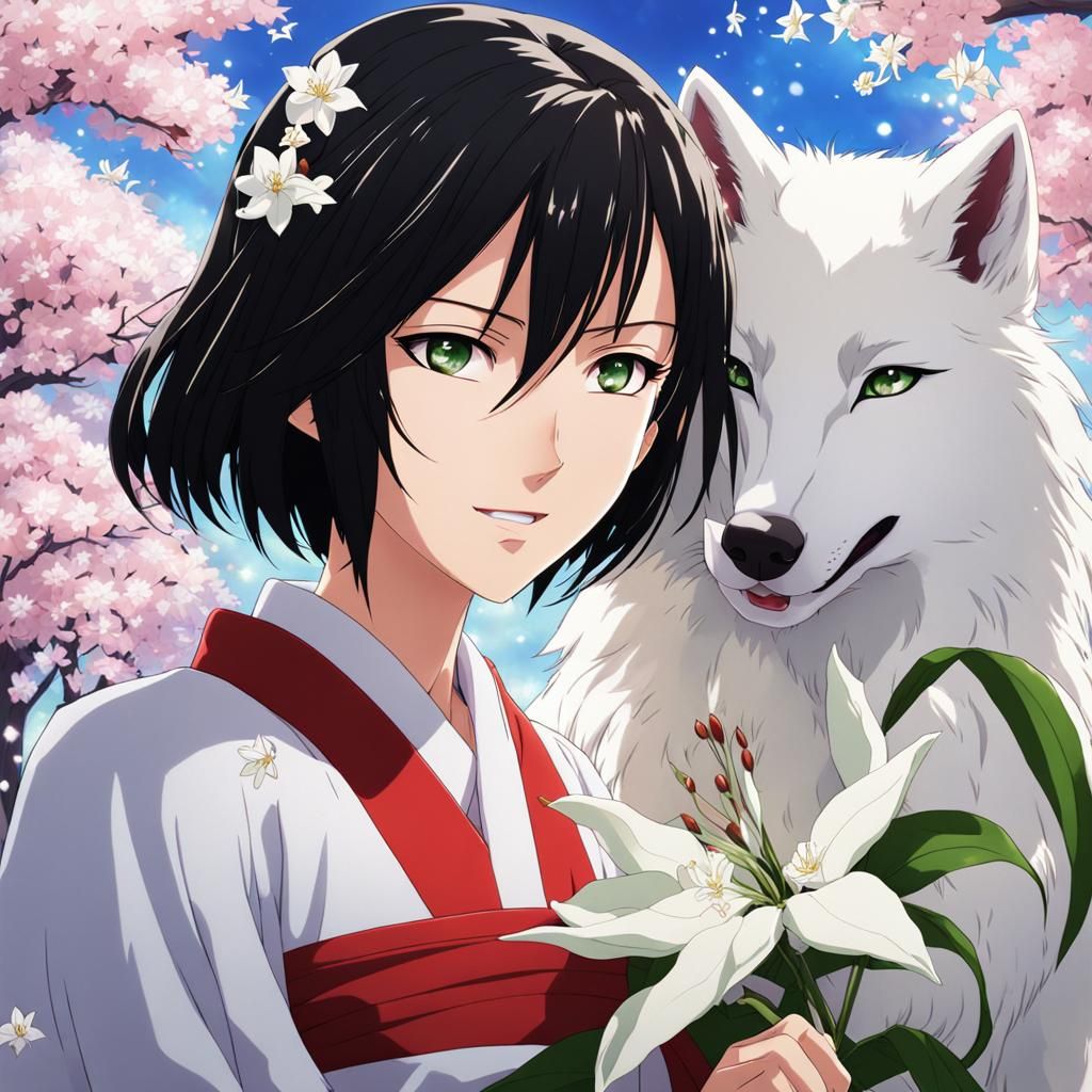 Wolfie and Rukia - AI Generated Artwork - NightCafe Creator