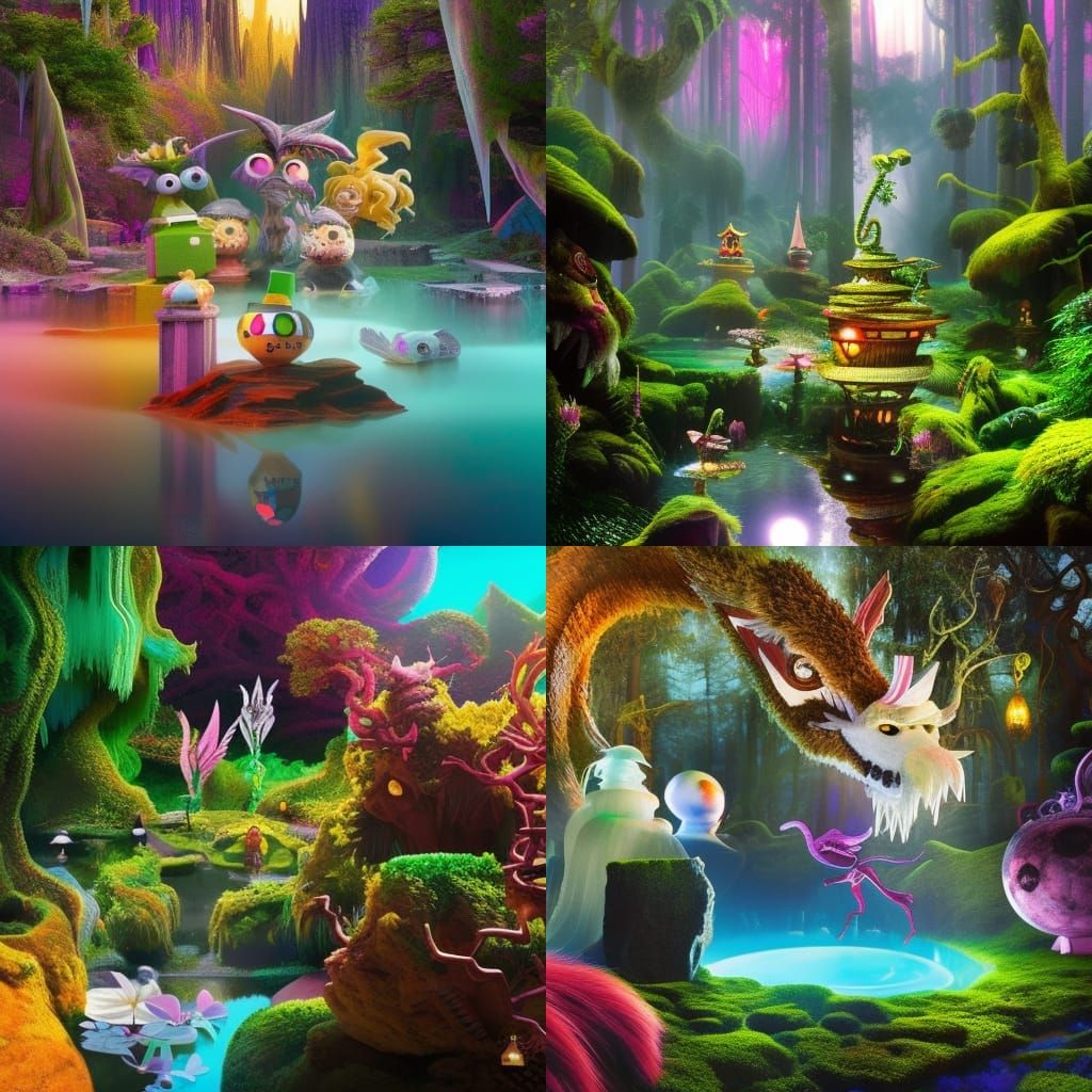 Aaahh!!! Real Monsters! Balanced Cacophony, Dada, Earthy Fairy tale ...