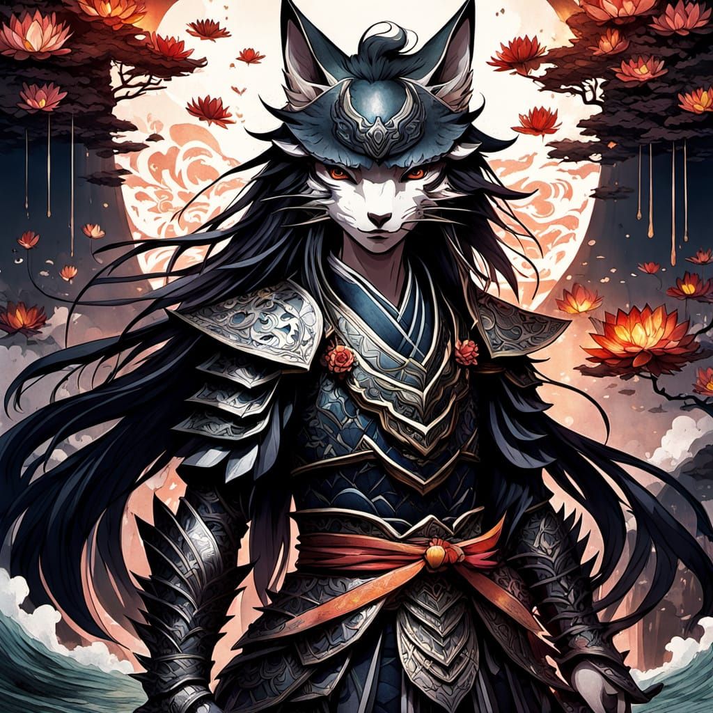 Nogitsune Queen: Lotus-style Battle Form