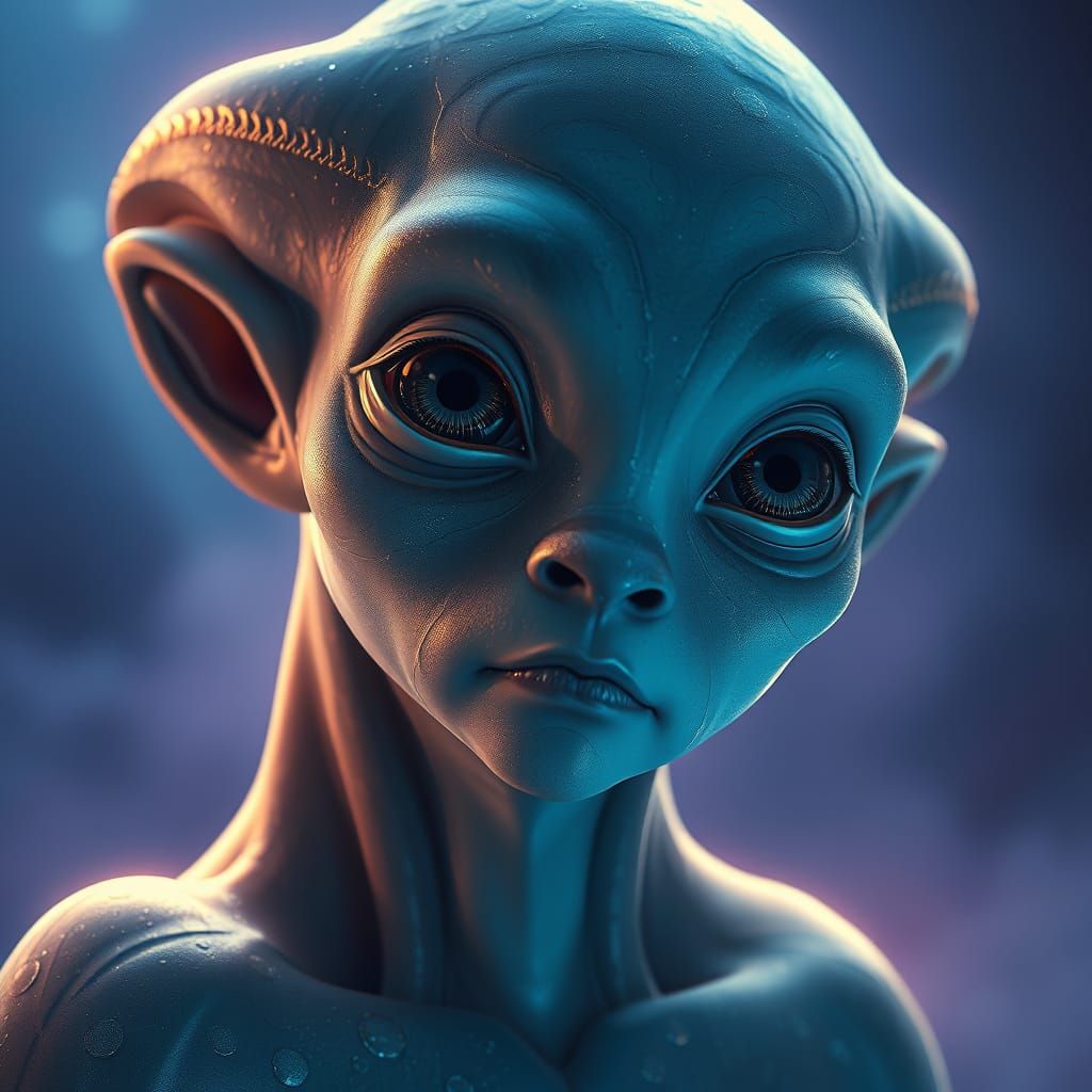 The friendliest alien - Gentle Giant Alien in Ethereal Lands...