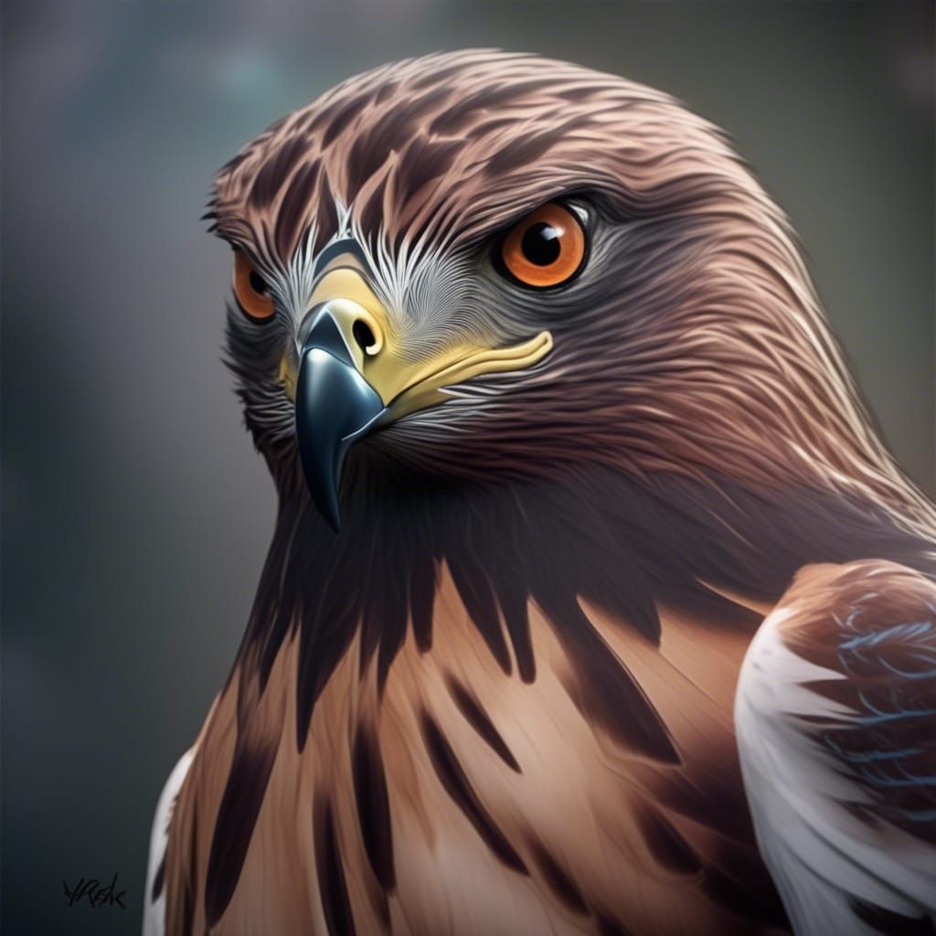 Mystic Hawk - AI Generated Artwork - NightCafe Creator