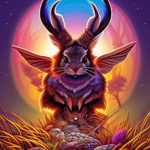 Jackalope - AI Generated Artwork - NightCafe Creator