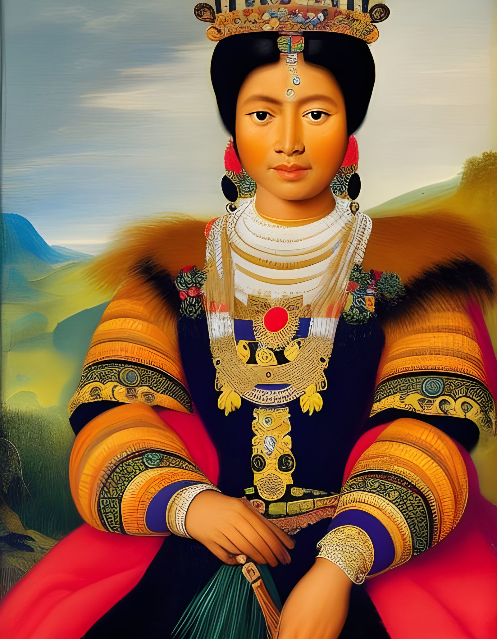 Inka Princess #23 - AI Generated Artwork - NightCafe Creator