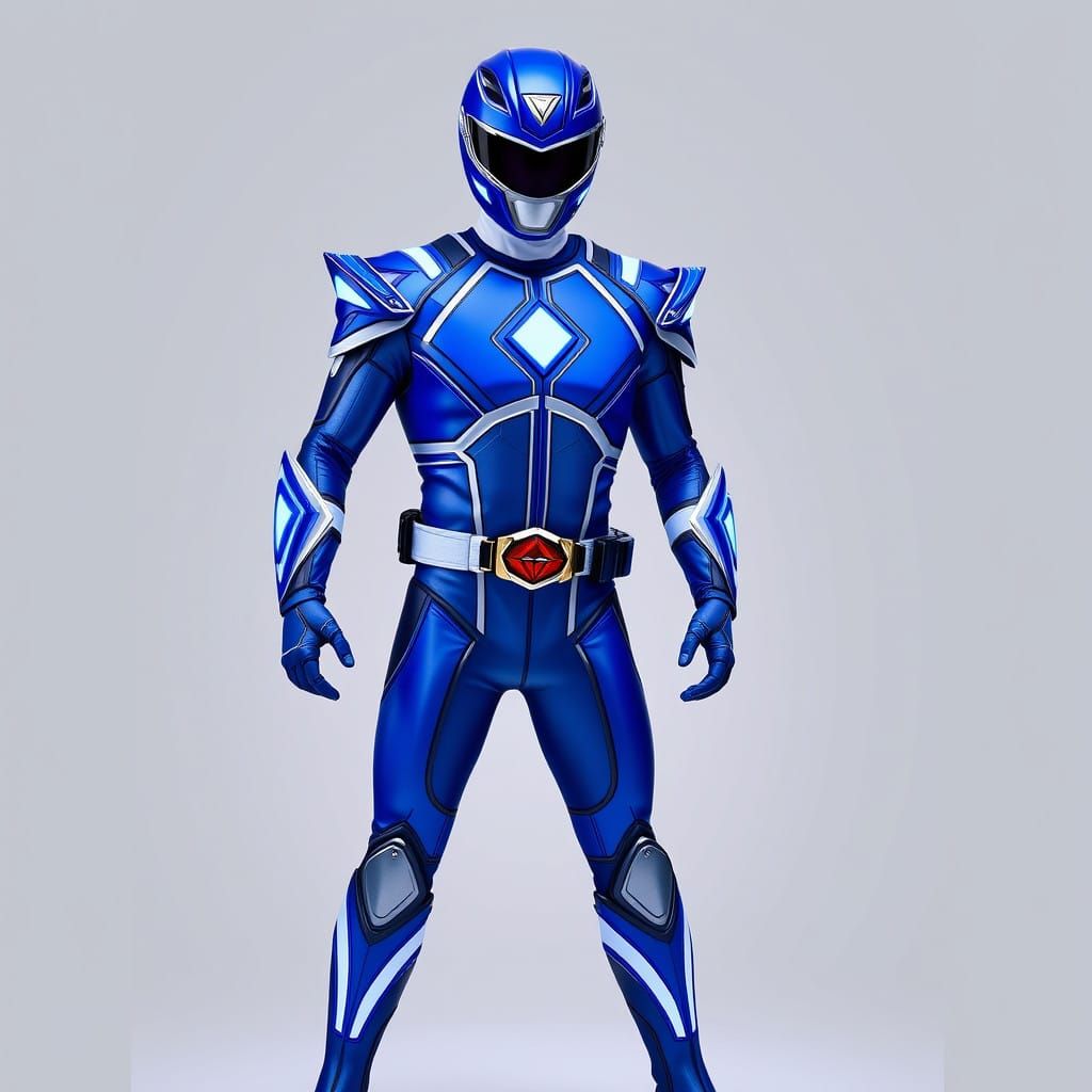 Blue power ranger costume - Blue power ranger costume