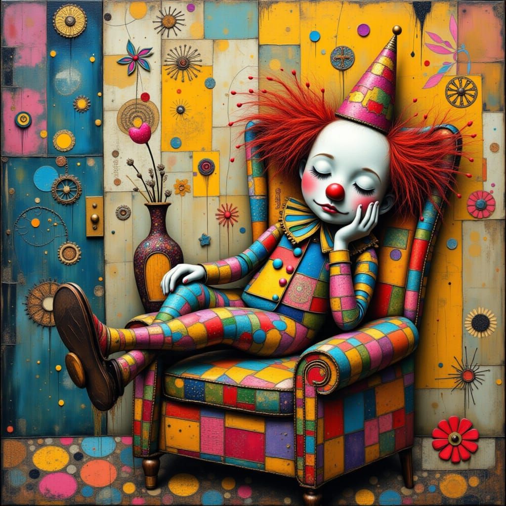How I envy the sleeping clown - How I envy the sleeping clow...