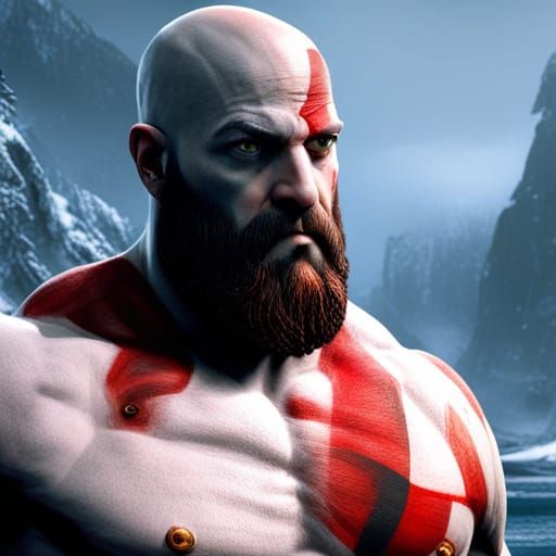 God of War PS5 Kratos 4k ultra HD - AI Generated Artwork - NightCafe ...