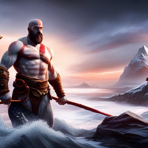 God of War PS5 Kratos 4k ultra HD - AI Generated Artwork - NightCafe ...