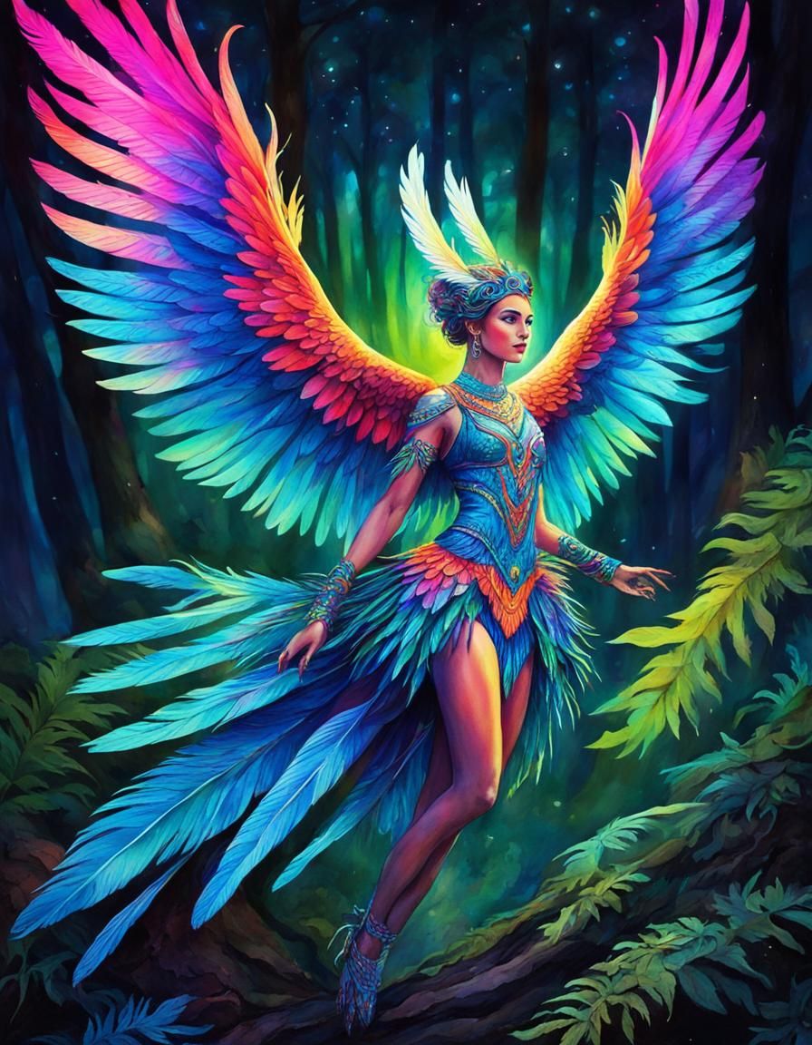 (Greek mythology, watercolor art storybook illustration of a beautiful ...